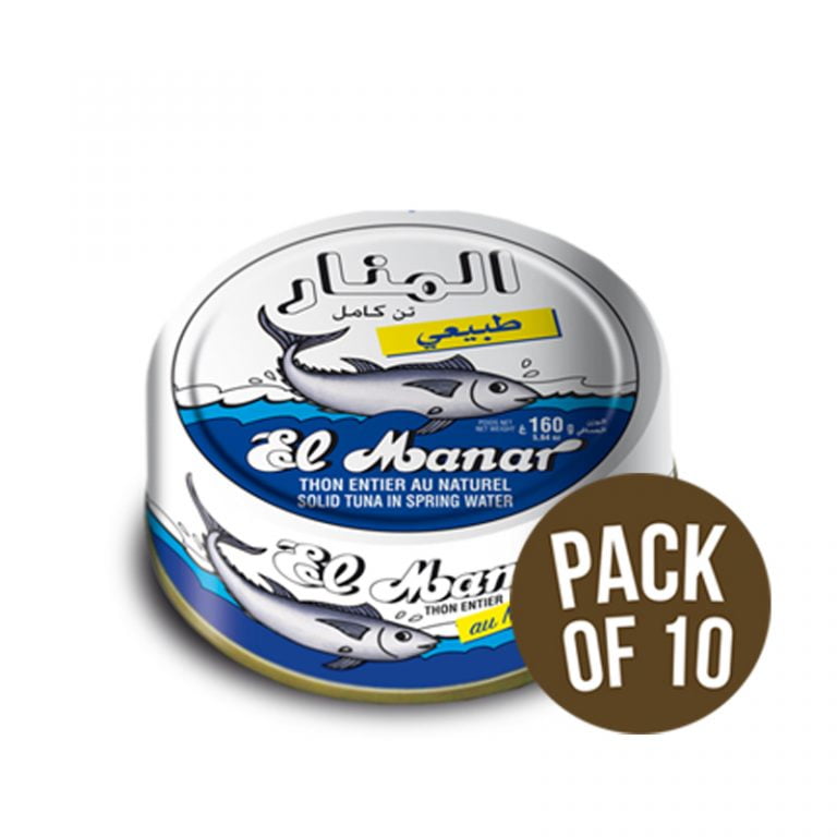 Solid Light Tuna in Spring Water 5,64 oz (160 g) - Kartago Foods